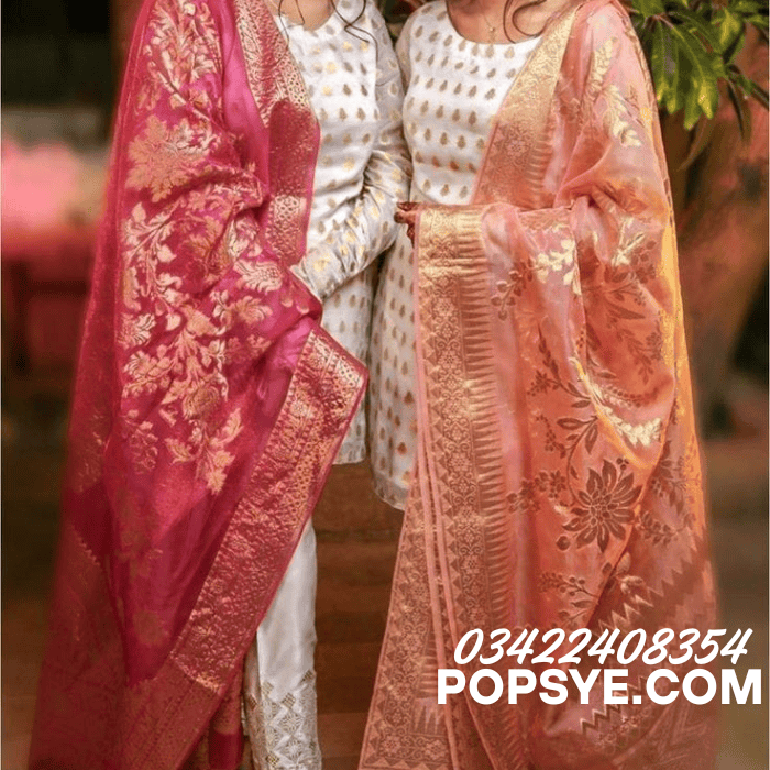 Banarsi Jamawar Dupatta – popsye.com
